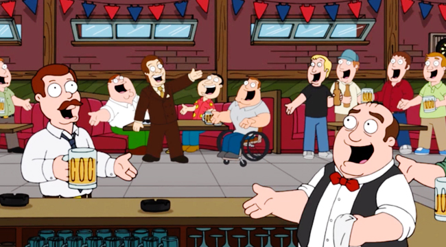 The 'Family Guy' Themed Drunken Clam Bar In Dallas Is Open Now