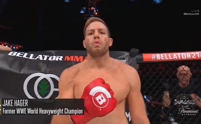 Former WWE Superstar Jake Hager Won His Bellator Debut By Submission