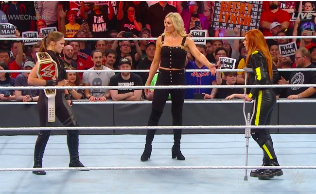 Becky Lynch Made A Surprise Appearance At Wwe Elimination Chamber