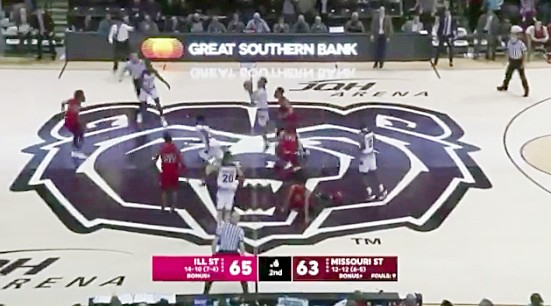 Missouri State Hit A Wild Buzzer Beater To Beat Illinois State