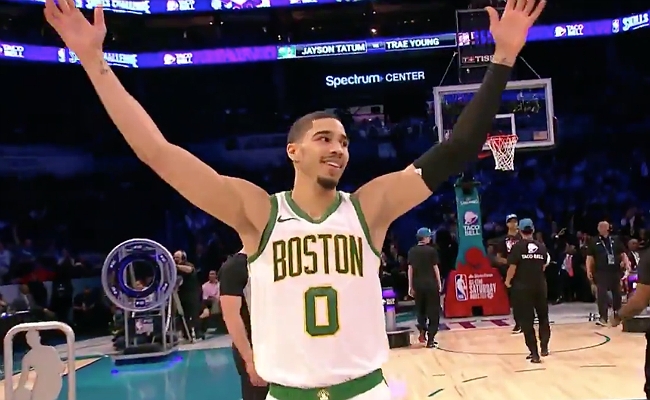 Jayson Tatum Won The 2019 Skills Challenge With A Halfcourt Shot