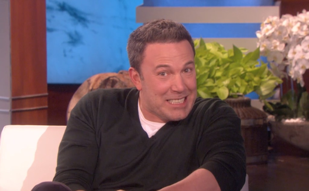 Ben Affleck Doesn't Care If You Hate His Back Tattoo