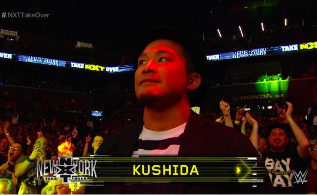 Recent WWE Signee KUSHIDA Showed Up At NXT TakeOver: New York