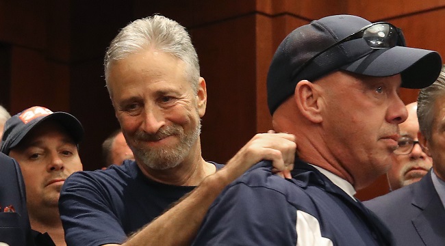 Jon Stewart Celebrates The Passage Of The 9/11 First Responders Bill