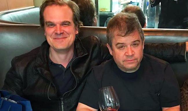 Patton Oswalt And David Harbour Have A 'Stranger Things' Connection