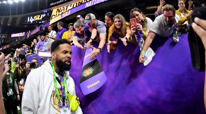 LSU Claims OBJ Gave Players 'Fake Money' After The National Title Game