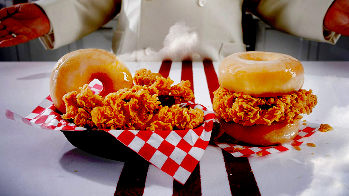 KFC Chicken And Donut Sandwich Review