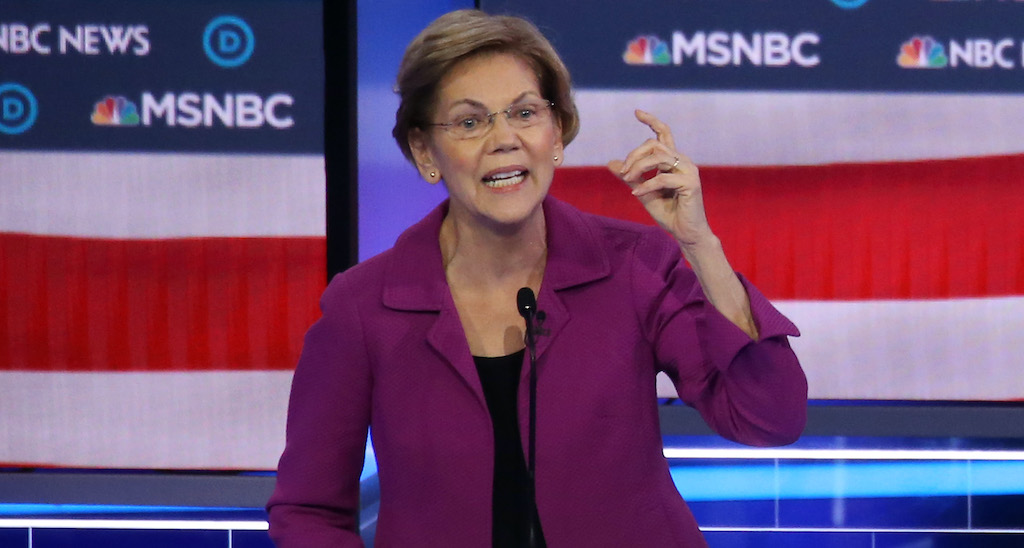 Elizabeth Warren Took On Michael Bloomberg At Democratic Debate