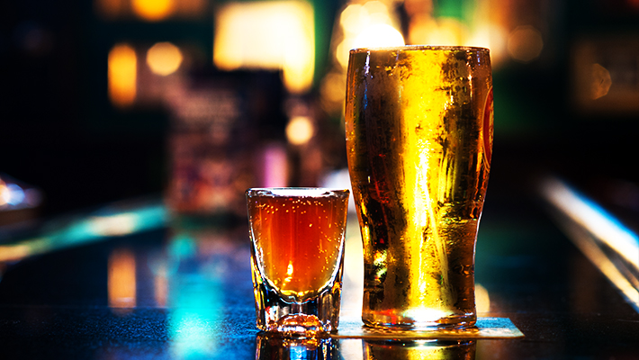 The Best Beer And Whiskey Shot Combos While You're Staying At Home
