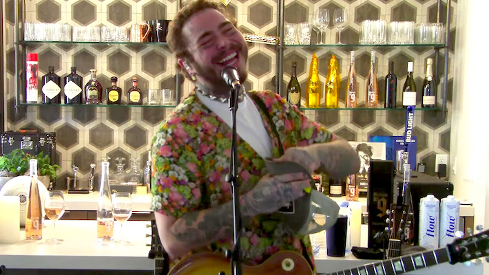 Post Malone's Nirvana Tribute Livestream Raised Millions Of Dollars Post Malone's Nirvana Tribute Livestream Raised Millions Of Dollars
