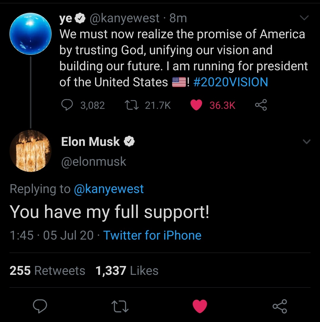 Kanye West Announces He Is Running For President In The 2020 Election