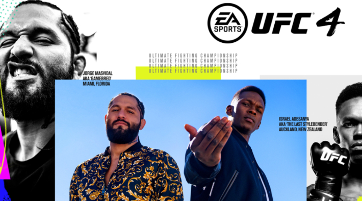 Jorge Masvidal And Israel Adesanya Are On The Cover Of 'UFC 4'
