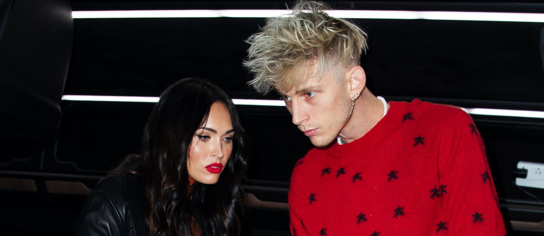 It Seems Machine Gun Kelly Has A Necklace Made With Megan Fox's Blood