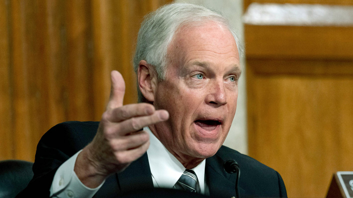 Ron Johnson Still Blames 'Fake Trump Supporters' For The Capitol Riots