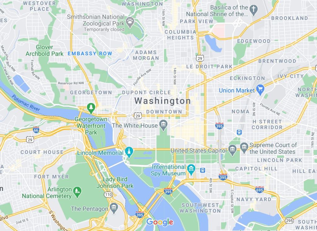 QAnon Cultists Now Seem To Believe Washington, D.C. Has Vanished Maps
