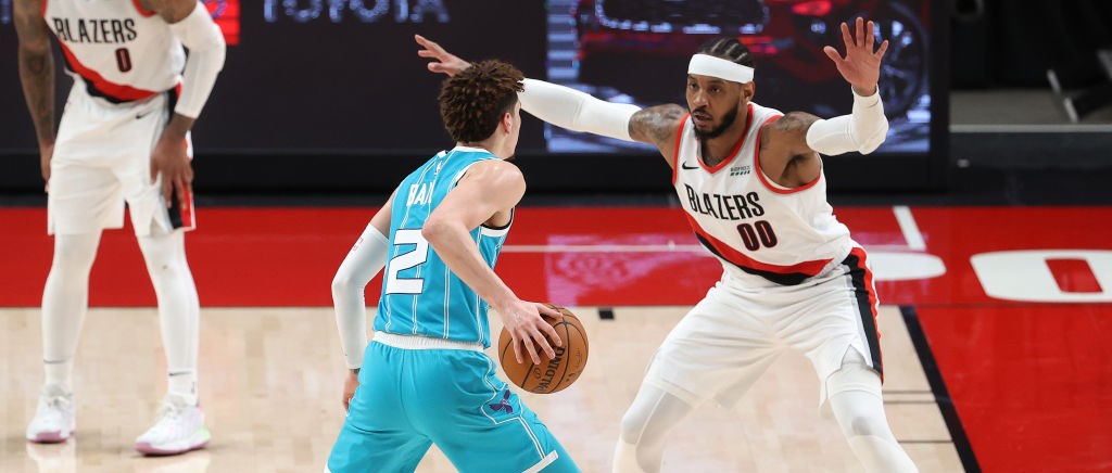 Carmelo 'Blessed' LaMelo's Use Of His Three To The Dome Celebration