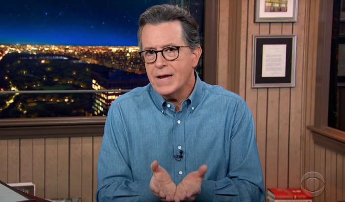 Stephen Colbert Points A Finger At Trump's Racist 'Kung Flu' Rhetoric