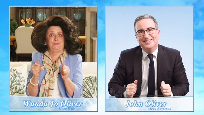 'Last Week Tonight' Welcomes John Oliver's Evangelical 'Mega Wife'
