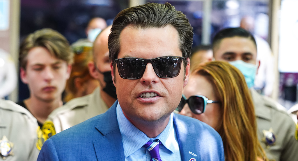 Matt Gaetz Photo Inspires Everyone To Make '80s Musician Jokes