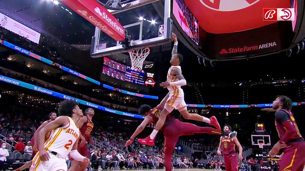 John Collins Threw Down A Massive Preseason Dunk On Poor Jarrett Allen