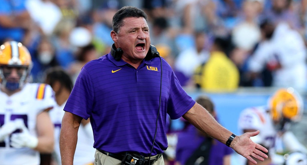 Ed Orgeron Reportedly Hit On An Lsu Officials Pregnant Wife