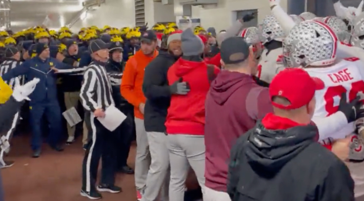 OSU, Michigan Nearly Get In Halftime Tunnel Scrap