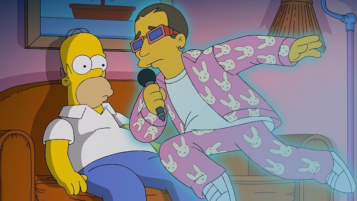 Bad Bunny's 'Te Deseo Lo Mejor' Video Is 'Simpsons'-Themed
