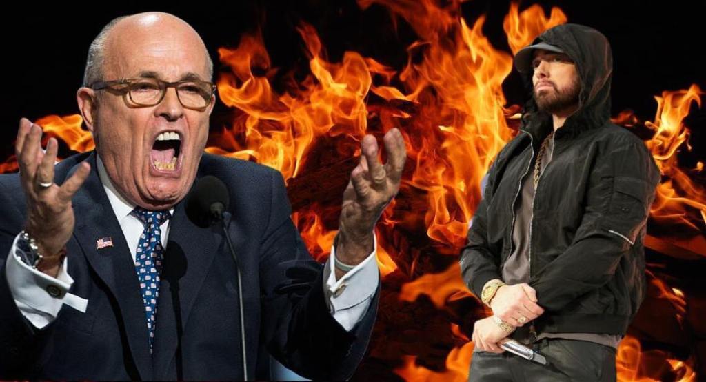 Giuliani Is So Mad That Eminem Took A Knee At The Super Bowl