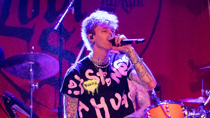 Machine Gun Kelly Has Pink Hair Now — With Nails To Match