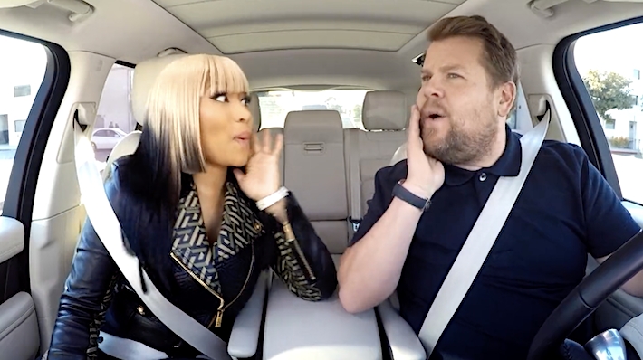 Nicki MInaj Is The First Guest As 'Carpool Karaoke' Returns Nicki MInaj Is The First Guest As 'Carpool Karaoke' Returns