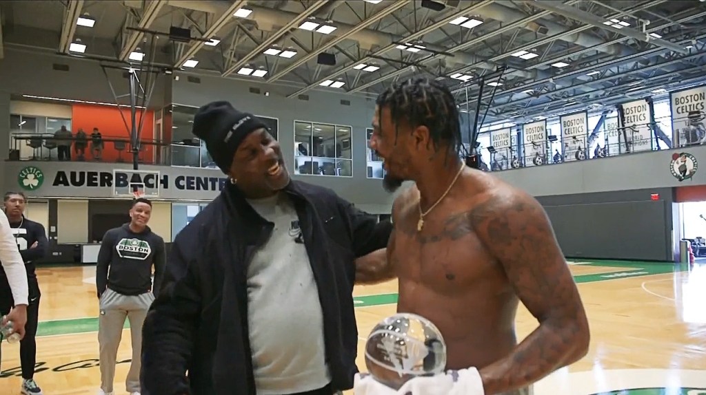 Gary Payton Surprised Marcus Smart With The NBA DPOY Award