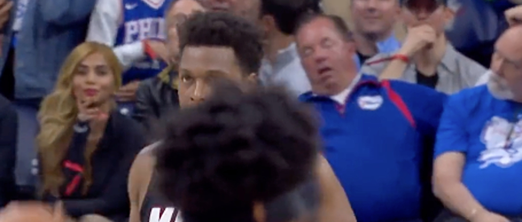 NBA Fans Couldn't Get Over The Sixers Fan Sleeping Courtside