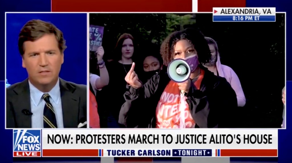 Protestor Gave Tucker Carlson The Middle Finger On Fox News