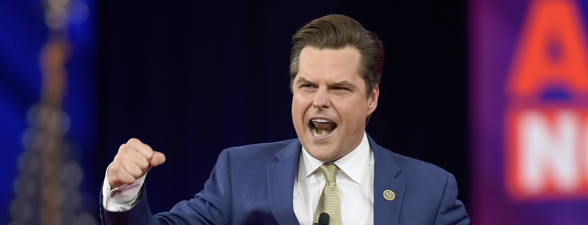 Matt Gaetz Keeps A Trump Autograph In Disrespectful Place