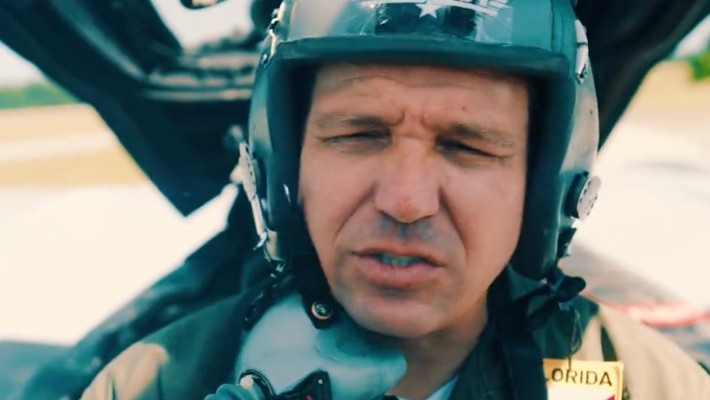 Ron DeSantis Takes Heavy Fire For 'Top Gun' Campaign Ad
