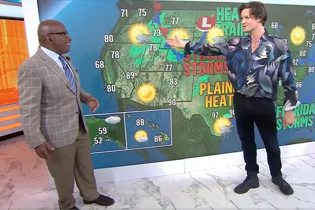 Watch Matt Smith's Awesome 'Today Show' Weather Forecast