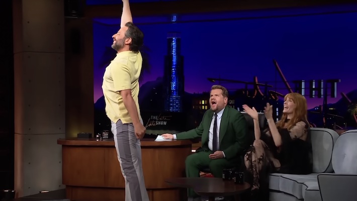 Nick Kroll Danced For Florence Welch On 'Corden' And Crushed