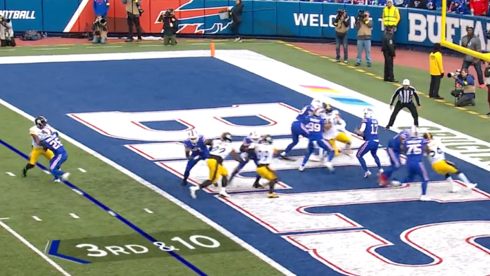 Bills Went 98 Yards In One Play For TD Against The Steelers