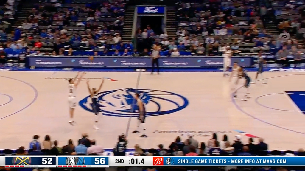 Vlatko Cancar's Halfcourt Shot Was The Difference In Mavs-Nuggets