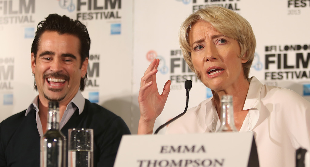 Colin Farrell And Emma Thompson Interview Got A Little Saucy