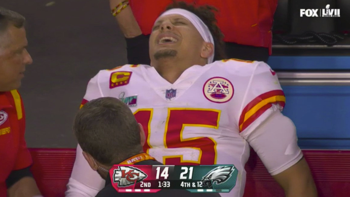 Patrick Mahomes Was In Agony After Aggravating Ankle Injury