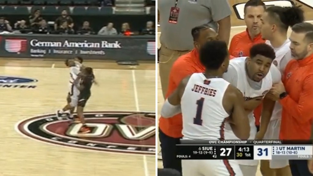 Watch DeeJuan Pruitt Rock UT-Martin's Rifen Miguel With Punch