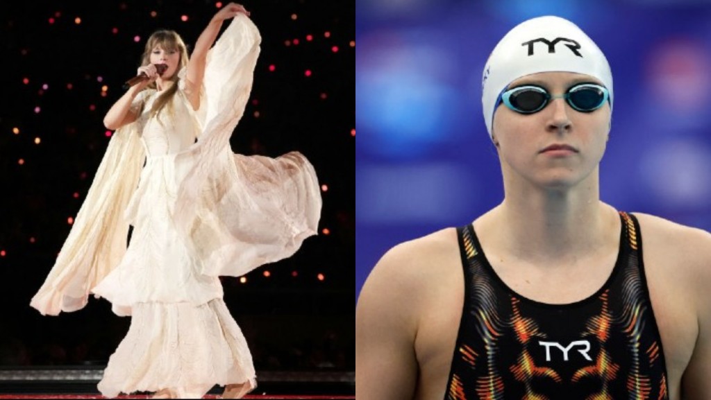 Katie Ledecky Said Taylor Swift Nailed A '10/10' Dive At 'Eras' Tour