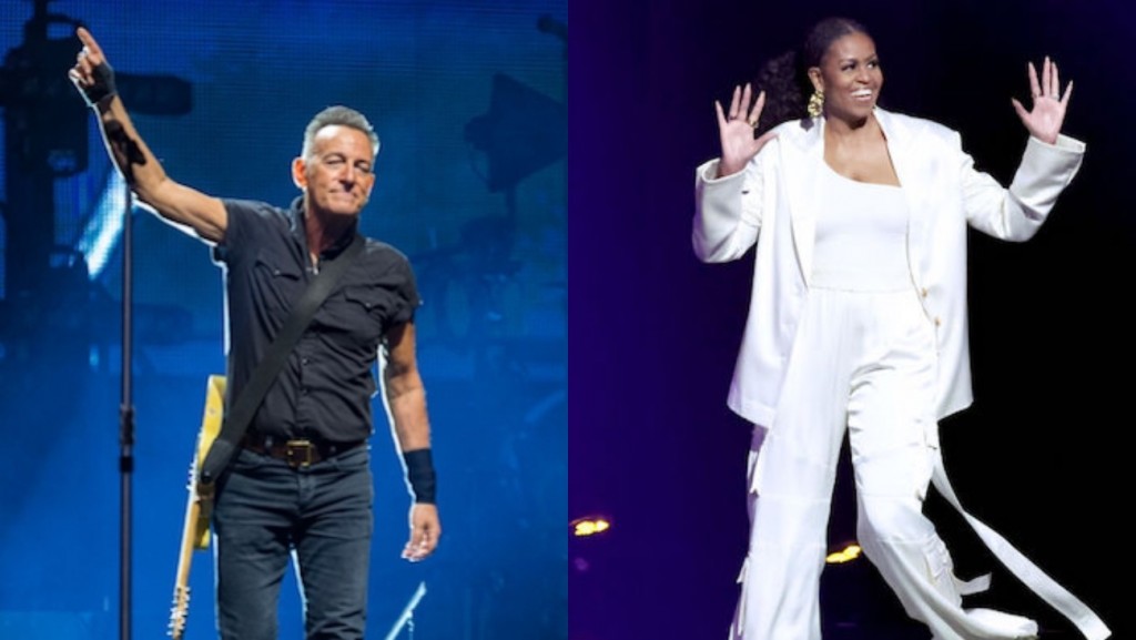 Bruce Springsteen, Michelle Obama Perform 'Glory Days'
