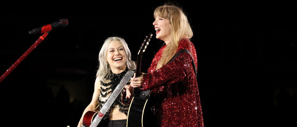 Taylor Swift: Phoebe Bridgers Dressing Room Heart-To-Hearts