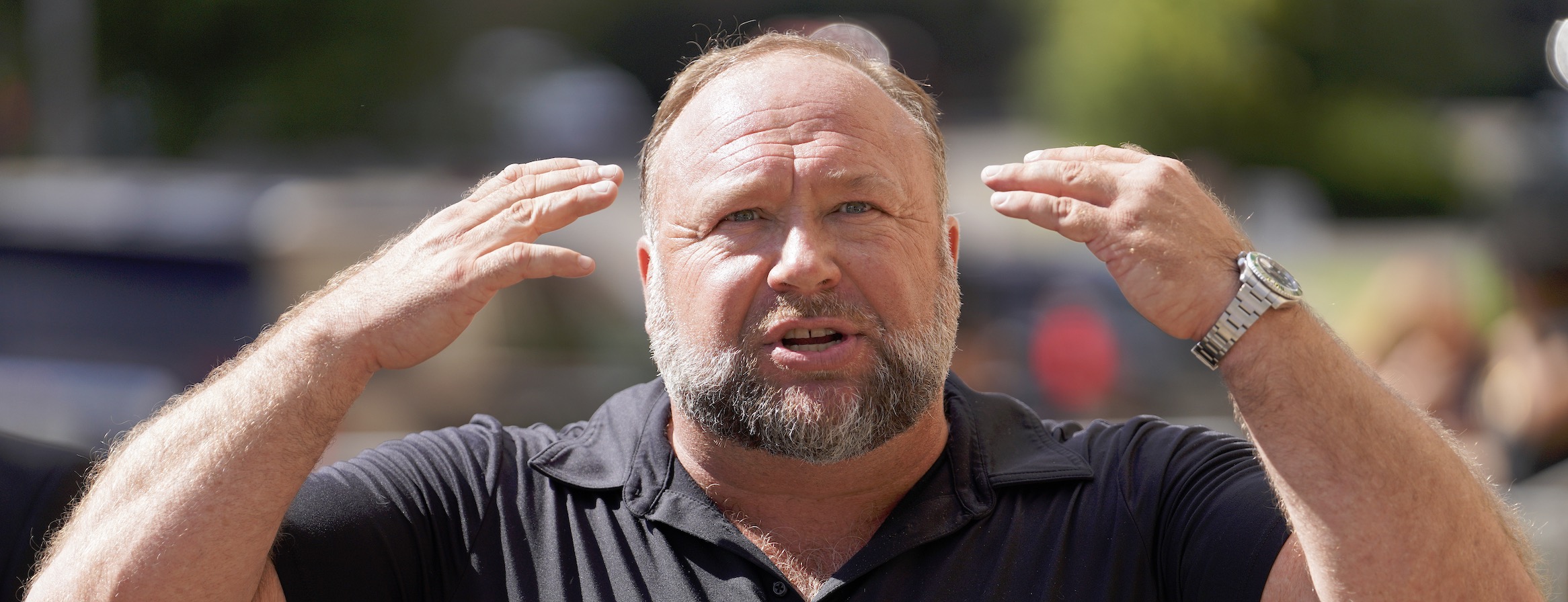 Alex Jones Is Mad About 'Leftist A**' Eating Meme Response