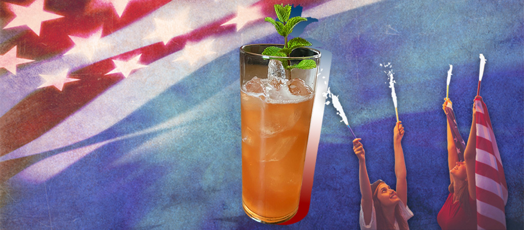 Best Fourth of July Cocktail: Bourbon Sweet Tea Smash Recipe