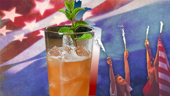 Best Fourth of July Cocktail: Bourbon Sweet Tea Smash Recipe