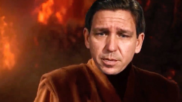 A Weird New Ron DeSantis Video Jams Him Into 'Star Wars'