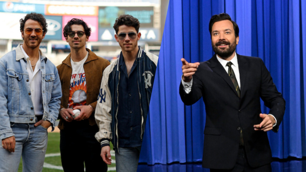 Jonas Brothers: Jimmy Fallon Sings Killers' 'Brightside'